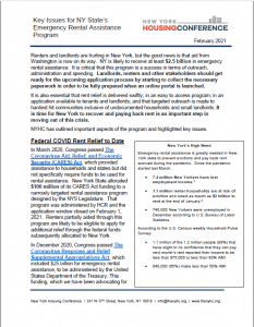 Key Issues For New York's Emergency Rental Assistance Program - NYHC